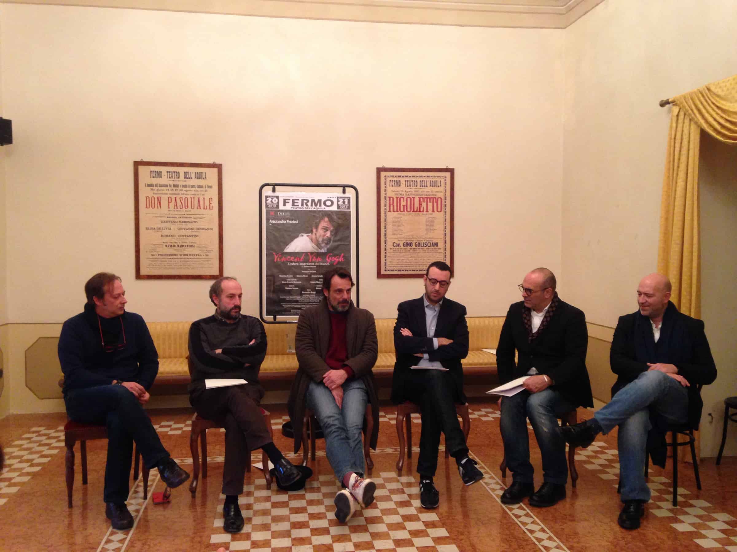Alessandro Preziosi con Vincent Van Gogh in residenza al Teatro dell ...